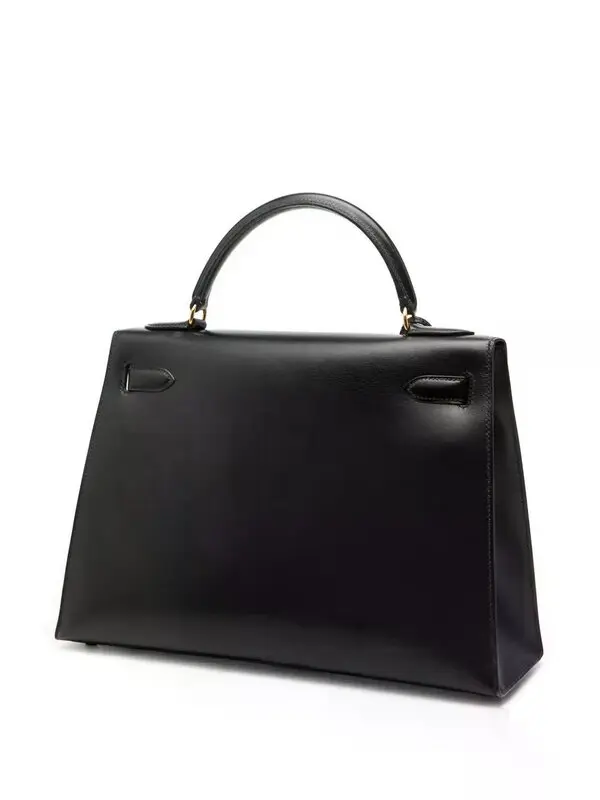 Hermès 1992 Box Calf Kelly Sellier 32 Satchel