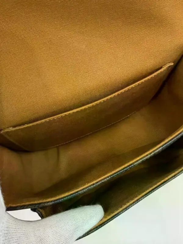 Celine 2019-2026 Medium Triomphe Coated Canvas Folco Crossbody Bag