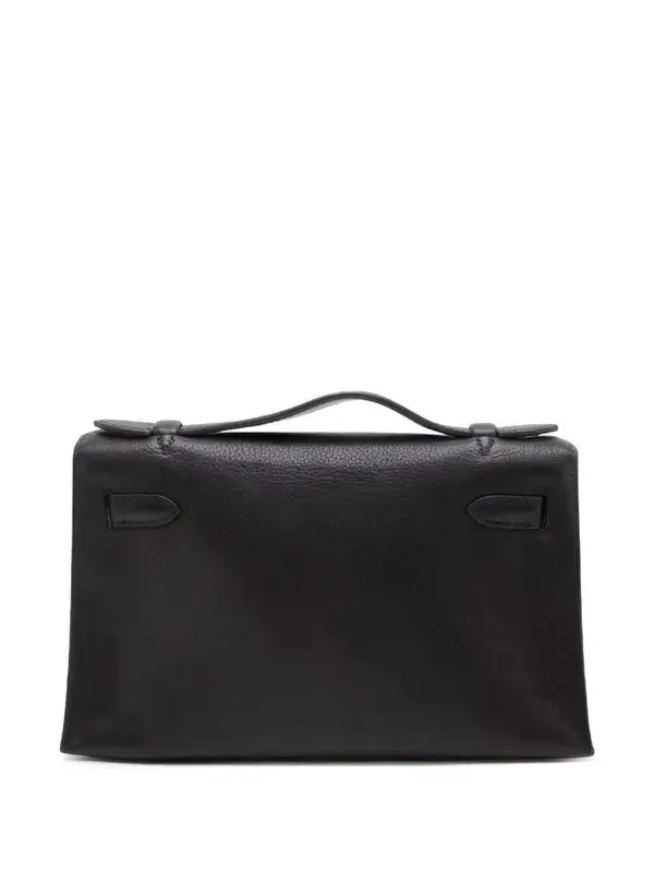 Hermès 2004 Evergrain Kelly Pochette Handbag
