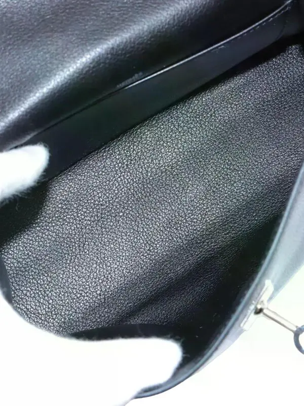 Hermès 2004 Evergrain Kelly Pochette Handbag