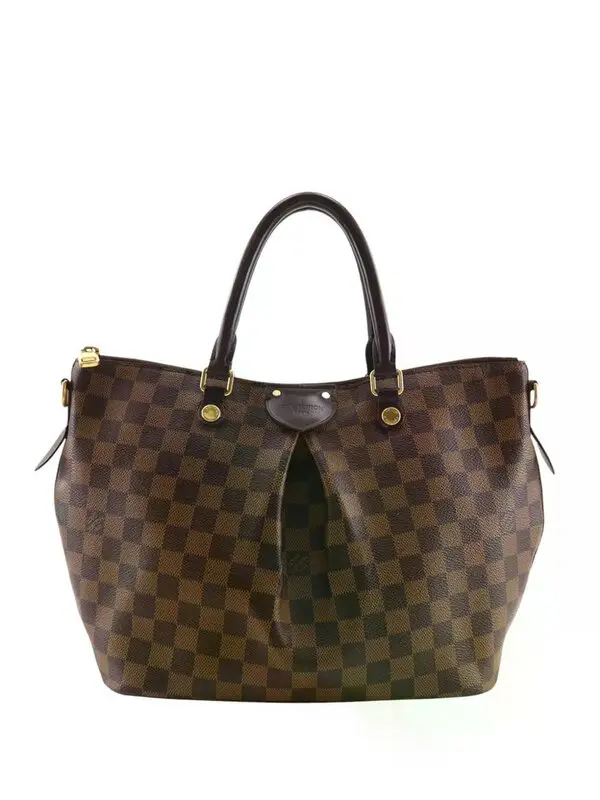 LOUIS VUITTON 2015 Damier Ebene Siena Pm Satchel