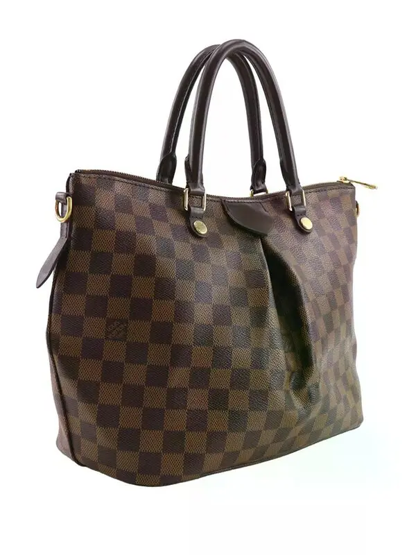 LOUIS VUITTON 2015 Damier Ebene Siena Pm Satchel