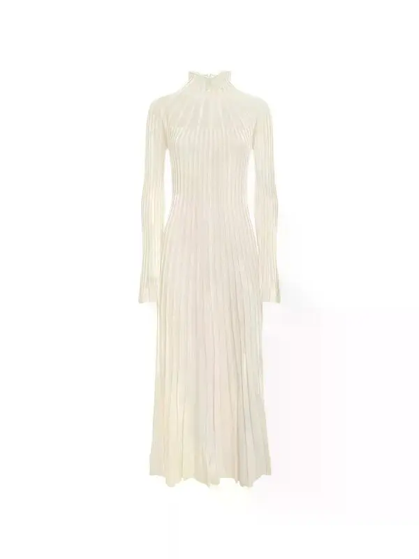 Malo Ribbed-knit Long-sleeve Dress