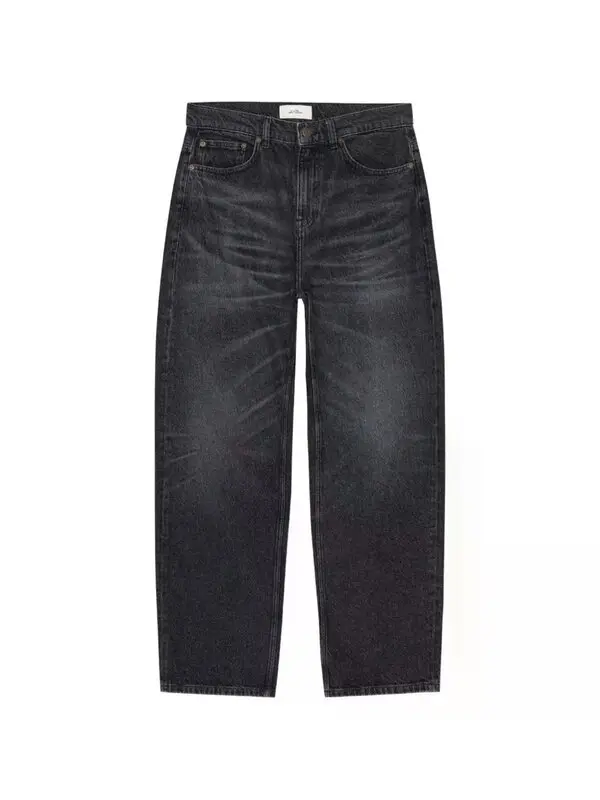 LES DEUX Roi Washed-effect Straight-leg Jeans