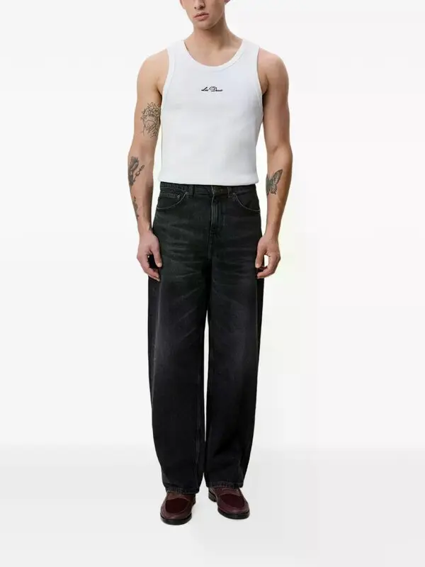 LES DEUX Roi Washed-effect Straight-leg Jeans