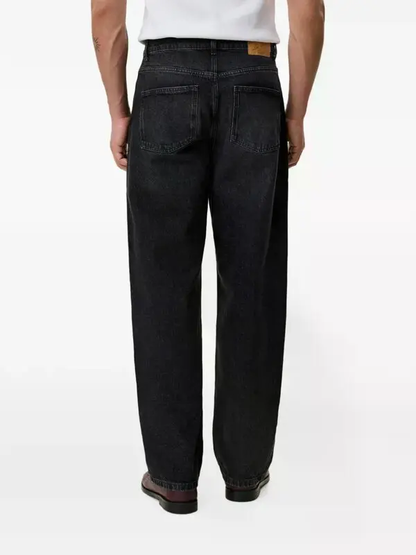 LES DEUX Roi Washed-effect Straight-leg Jeans