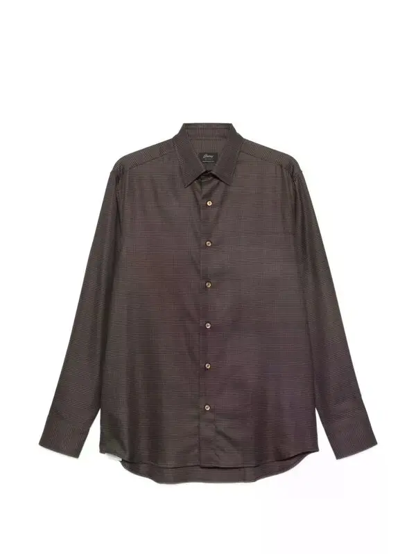 Brioni Check-pattern Shirt