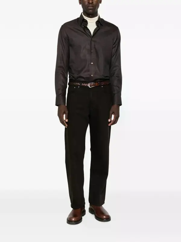 Brioni Check-pattern Shirt