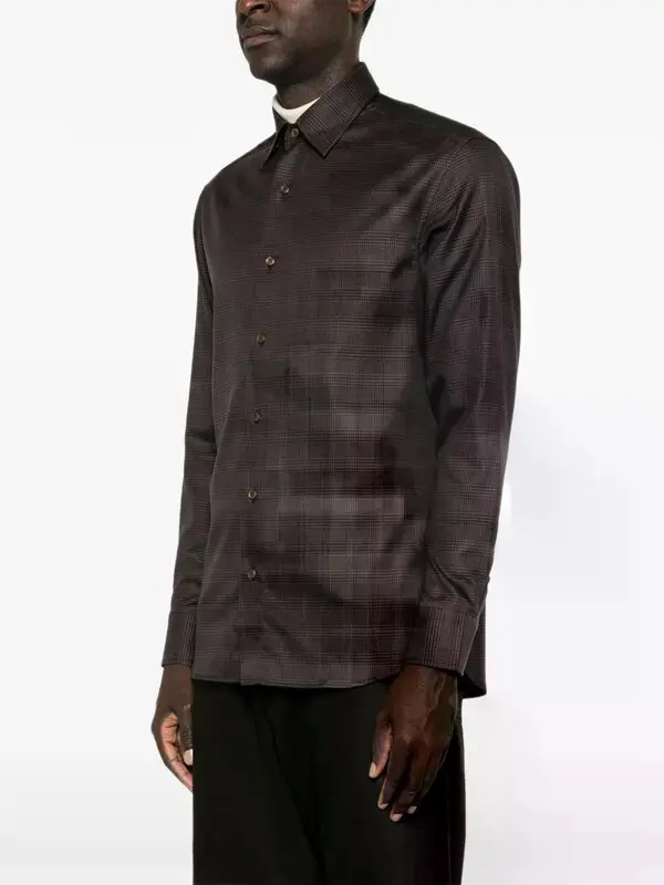 Brioni Check-pattern Shirt