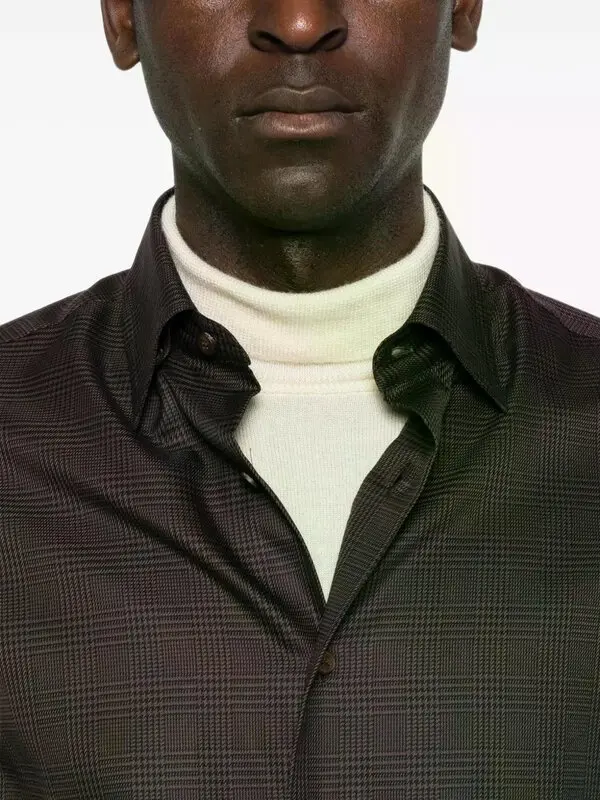Brioni Check-pattern Shirt