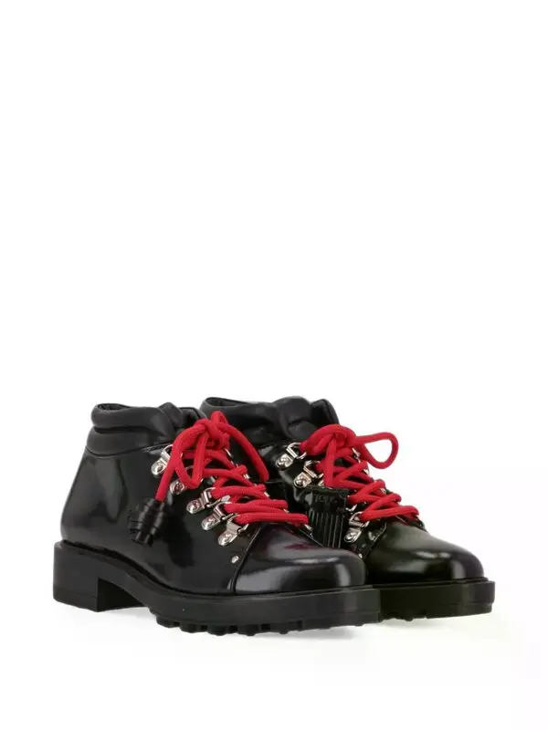 TOD'S Contrast Lace Boots