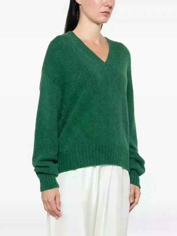 Max Mara V-neck Alpaca Sweater