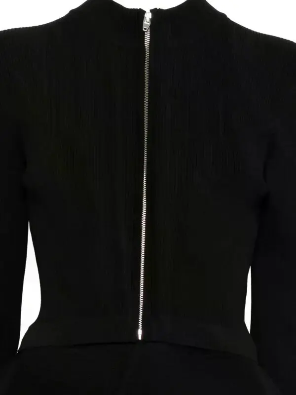 JUUN.J Ribbed Peplum Cardigan
