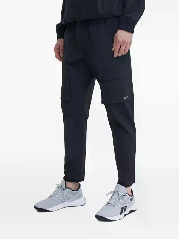 REEBOK Logo-detail Cargo-pocket Trousers