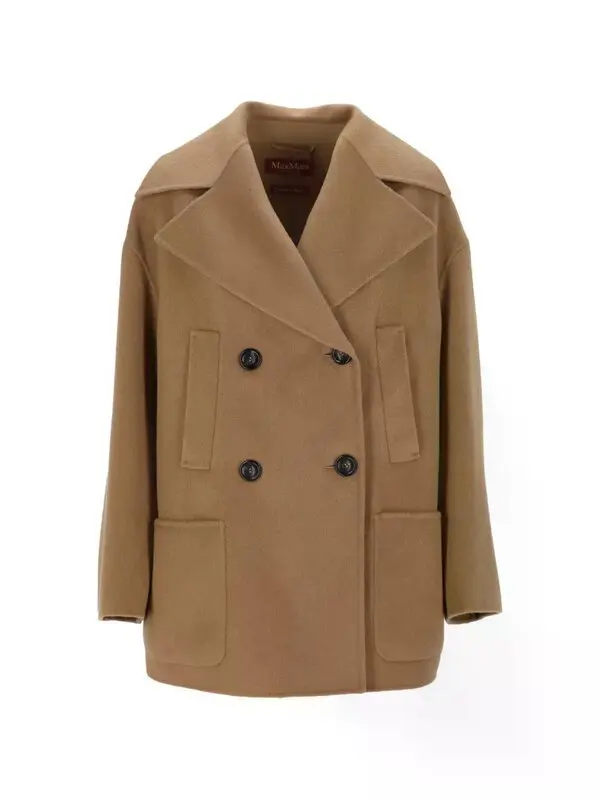 Max Mara Double-breasted Peacoat - Brown