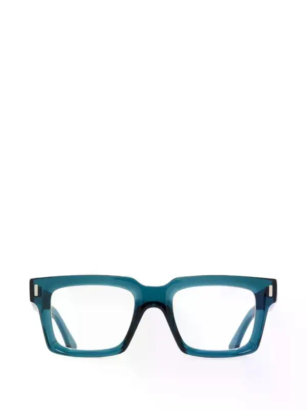CUTLER & GROSS 1386 Square-frame Glasses - Blue
