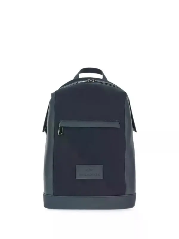 Paul & Shark Firenze Leather Suede Backpack - Blue