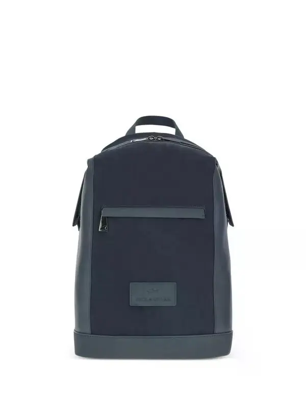 Paul & Shark Firenze Leather Suede Backpack - Blue