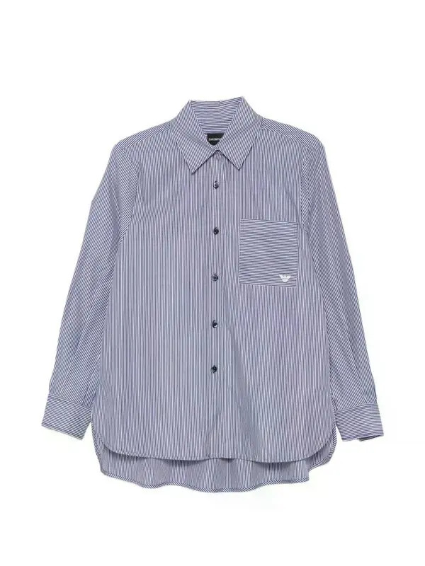 Emporio Armani Striped Shirt - Blue