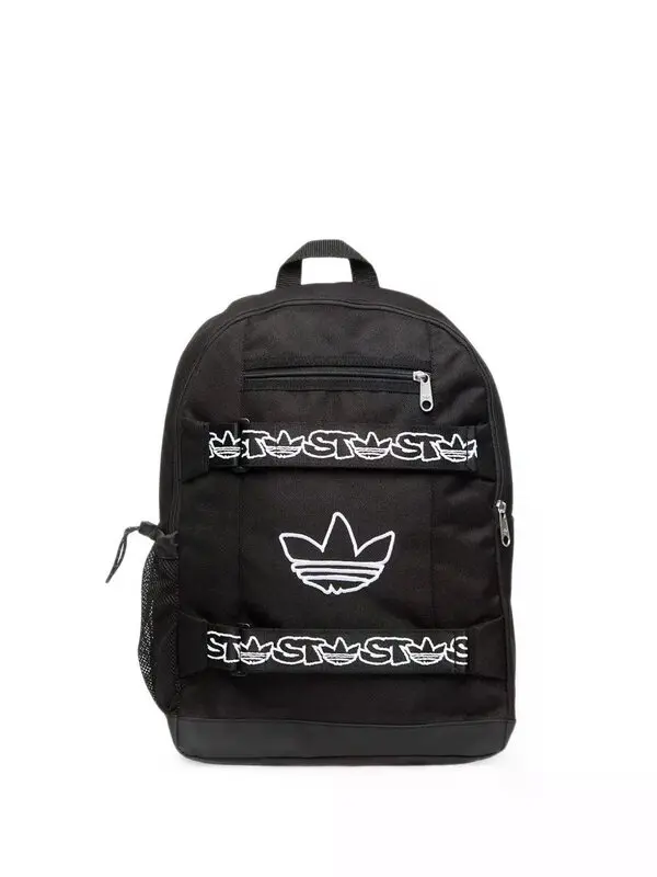 Adidas Skate Logo-embroidered Backpack - Black
