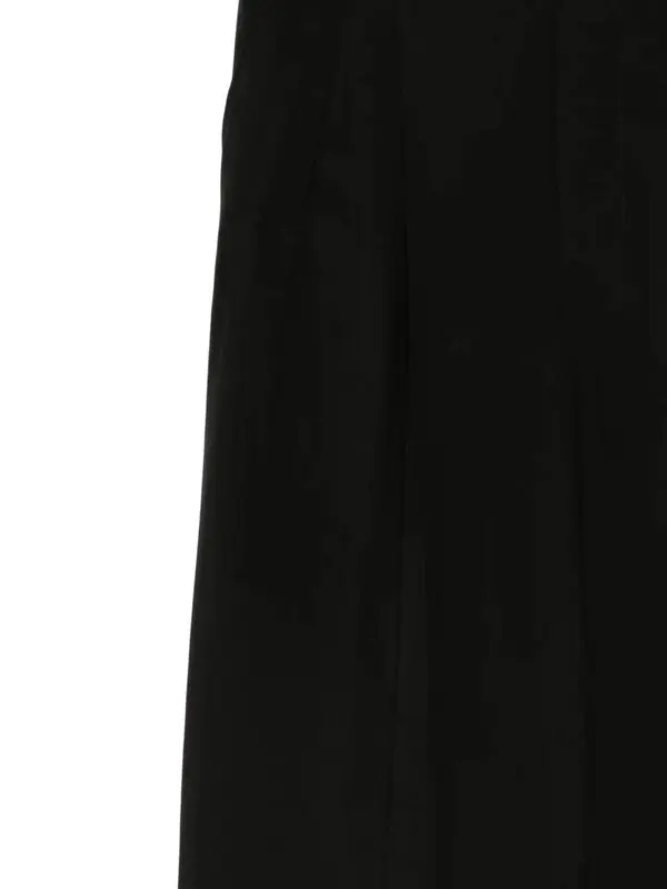 ANN DEMEULEMEESTER Pleated Turn-up Trousers