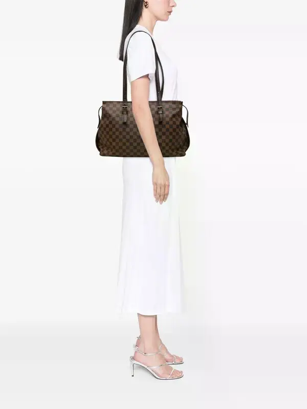 LOUIS VUITTON 2005 Damier Ebene Chelsea Shoulder Bag