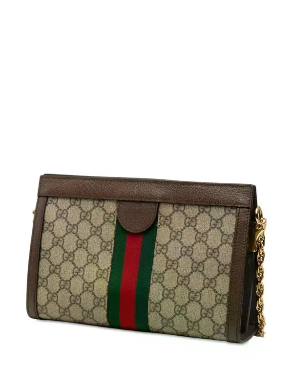 Gucci 2000-2015 Small Gg Supreme Web Ophidia Chain Crossbody Bag