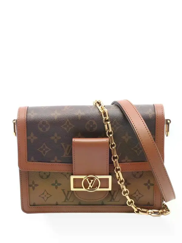 LOUIS VUITTON 2021-2026 Monogram Reverse Dauphine Mm Satchel