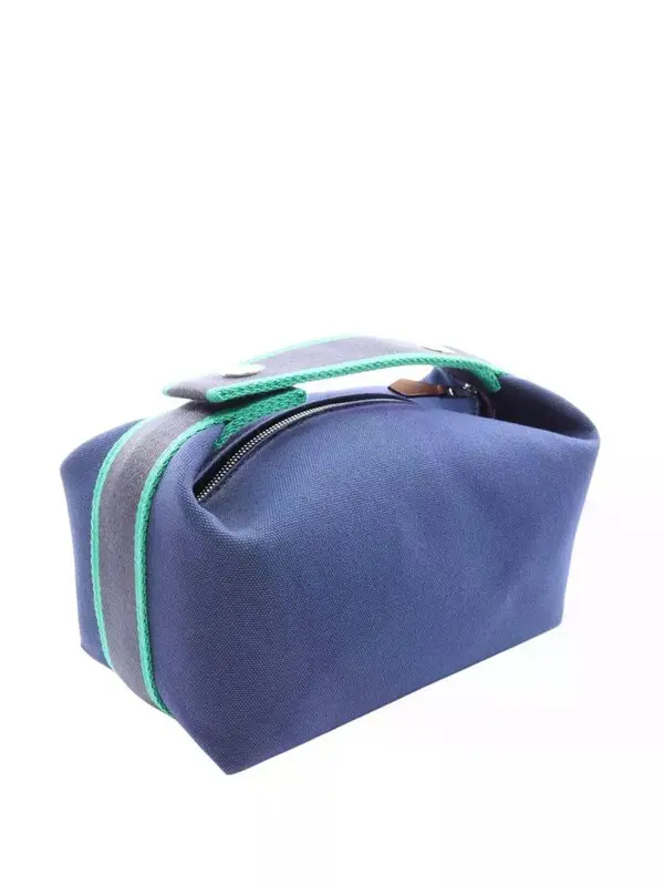 Hermès 2000-2015 Small Toile Bride A Brac Case Vanity Bag
