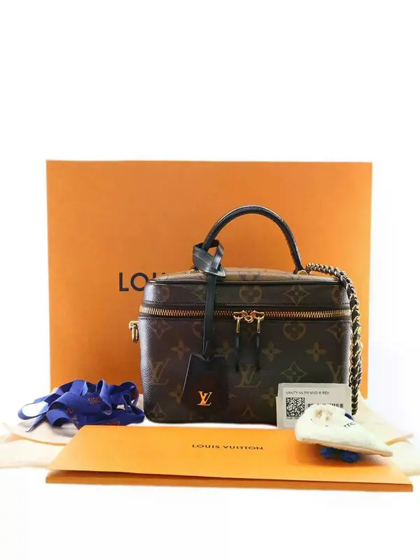 LOUIS VUITTON 2021-2026 Monogram Reverse Vanity Pm Satchel