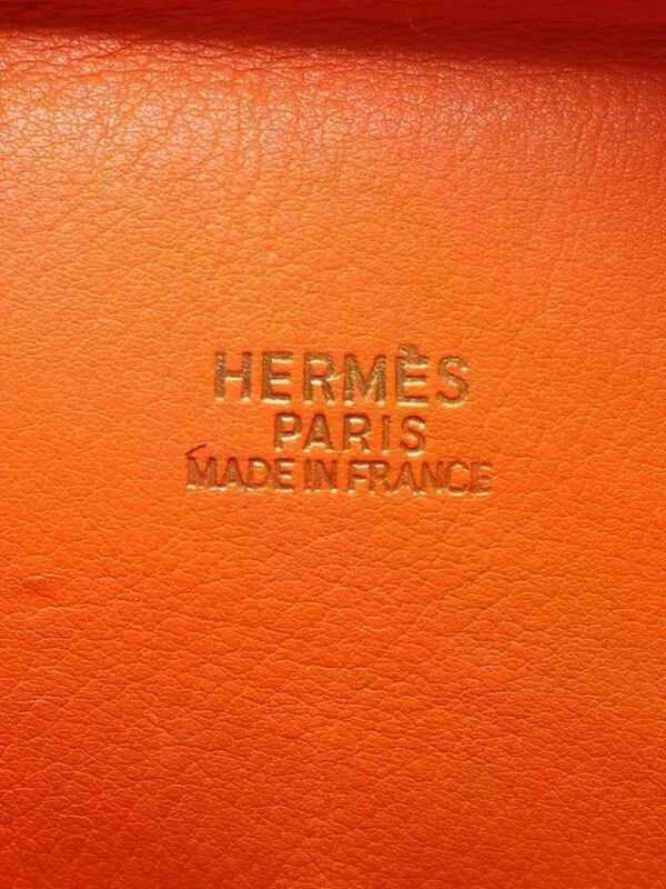 Hermès 1998 Swift Plume 32 Handbag - Orange