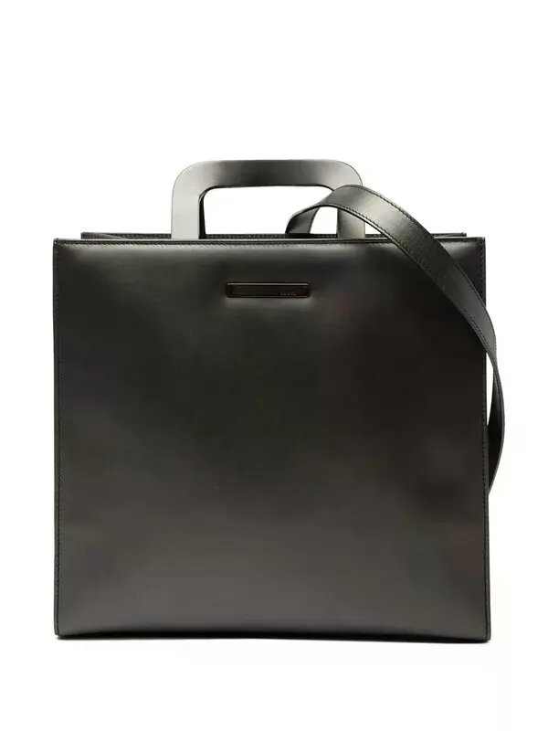 Gucci 20th Century Tom Ford Calfskin Convertible Tote Satchel - Black
