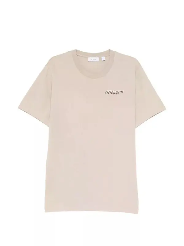 Off-White Crew-neck T-shirt - Neutrals
