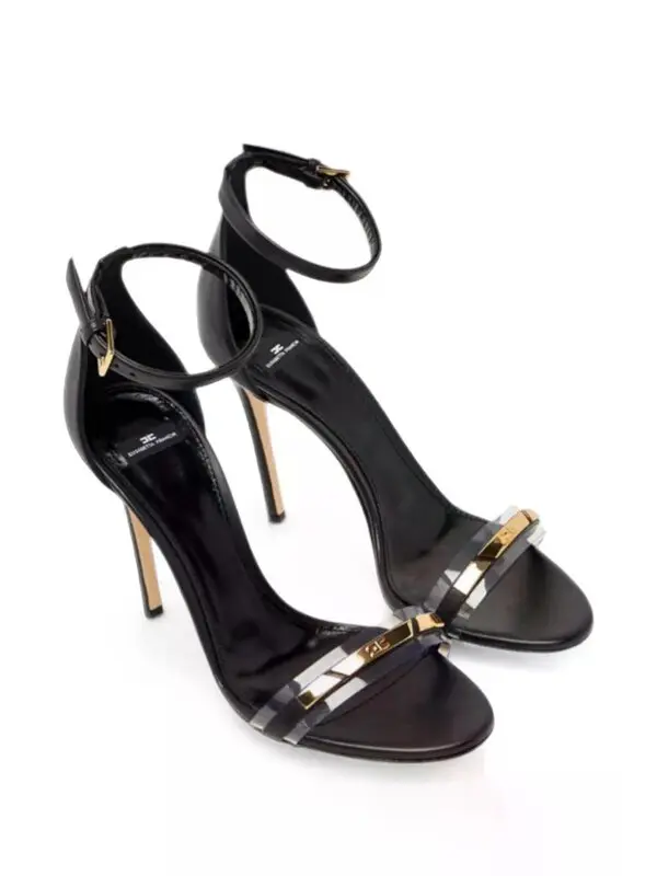 Elisabetta Franchi Logo-plaque Buckle-strap Sandals