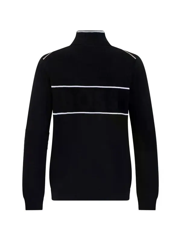 BOSS Quarter-zip Logo-print Sweater