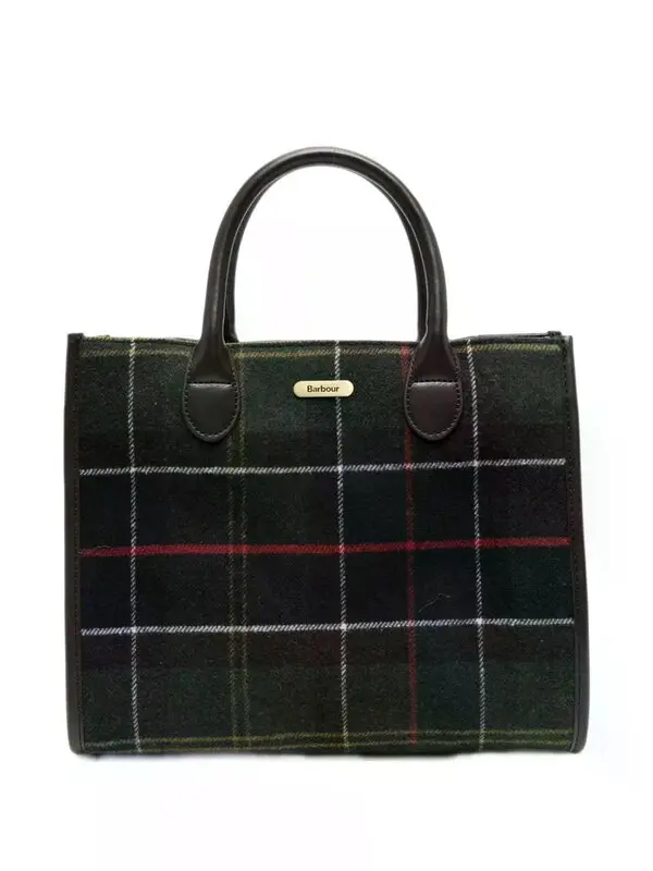 Barbour Classic Tartan Tote Bag - Green