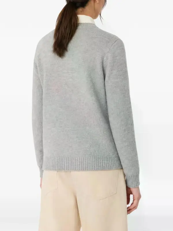 Max Mara Alpaca And Wool-blend Yarn Sweater Light