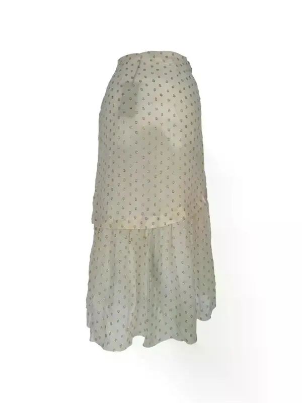 Stella McCartney Polka Dot-print Midi Skirts - White