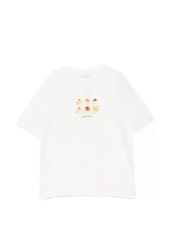 Drole De Monsieur Graphic-print T-shirt - White