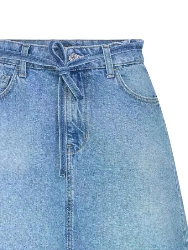 Liu Jo Foulard-belt Flared Skirt - Blue