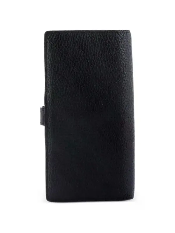 LOUIS VUITTON Capucines Vertical Wallet Leather Small Wallets - Black