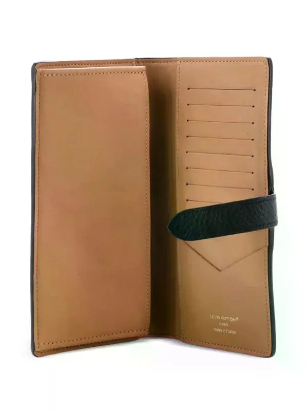 LOUIS VUITTON Capucines Vertical Wallet Leather Small Wallets - Black