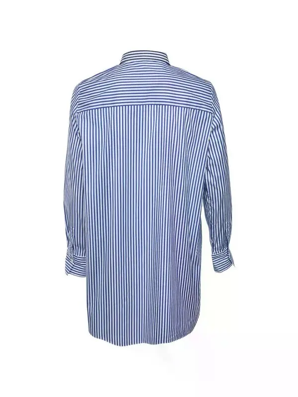 Brunello Cucinelli Monili Striped Cotton Shirt