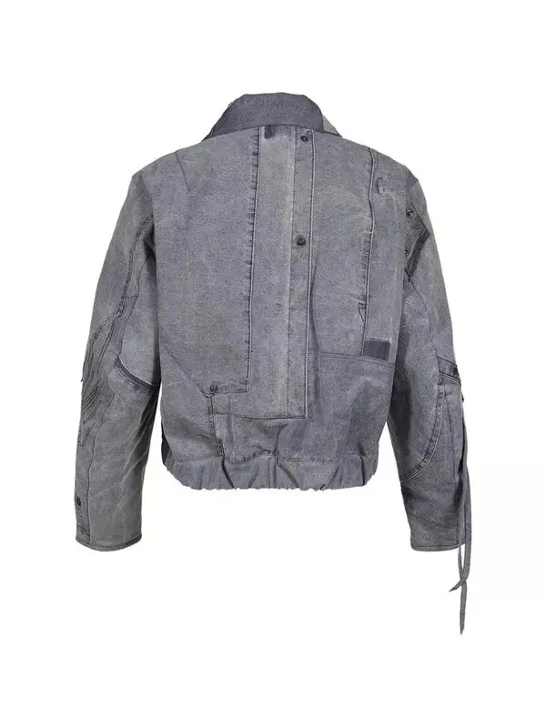 UNDER THE SIGN Patchwork Wax-coated Jacket