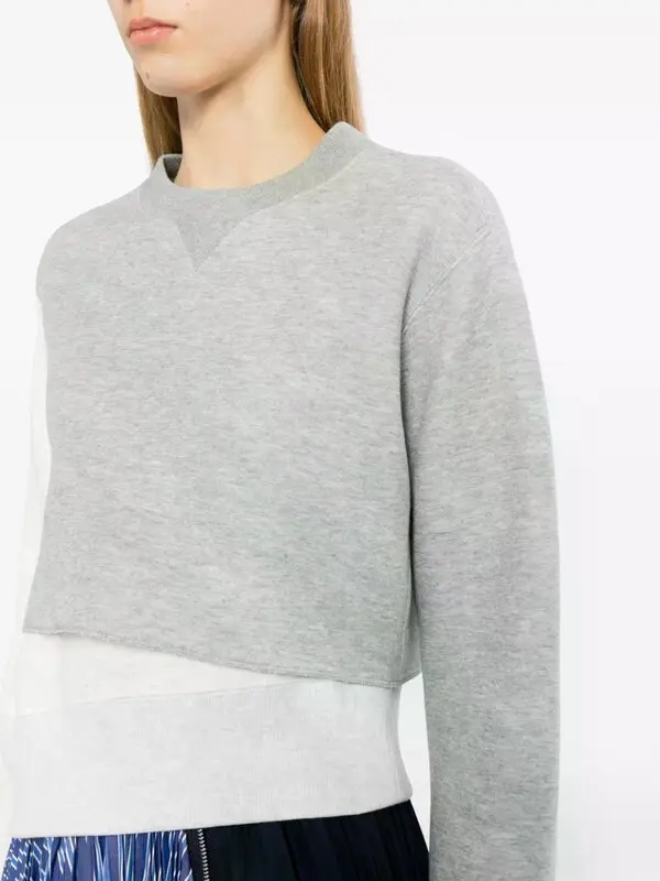 Sacai Panelled Layered Sweater