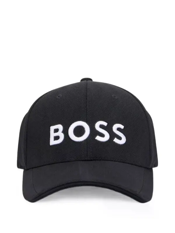 BOSS Logo-embroidered Cap - Black