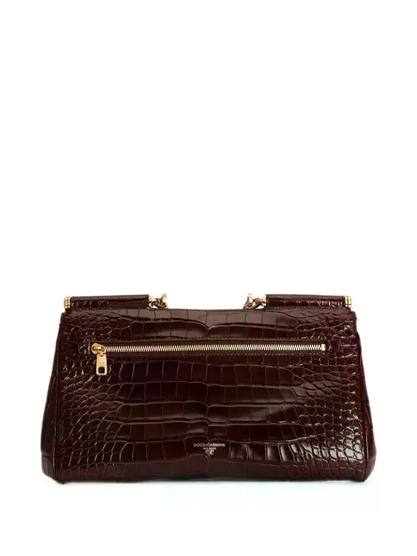 Dolce & Gabbana Medium My Sicily Bag In Alligator