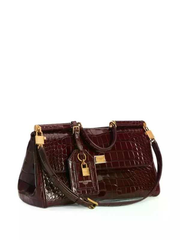 Dolce & Gabbana Medium My Sicily Bag In Alligator