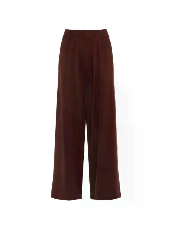 ERES Access Pleated Trousers - Brown