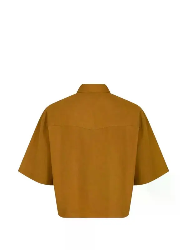Pinko Short-sleeved Cropped Shirt